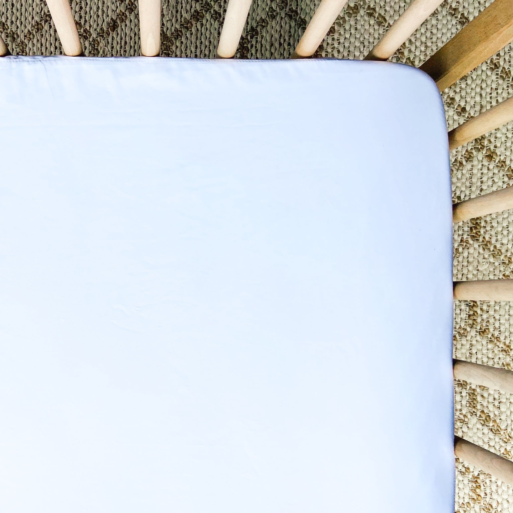 Waterproof Cot Sheet | Brilliant White – Little Human Linens