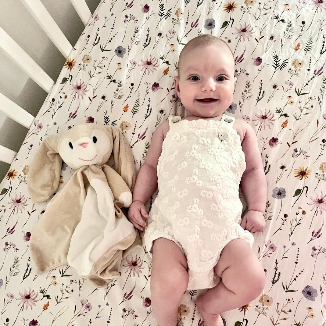 Waterproof Cot Sheet | Wildflower – Little Human Linens